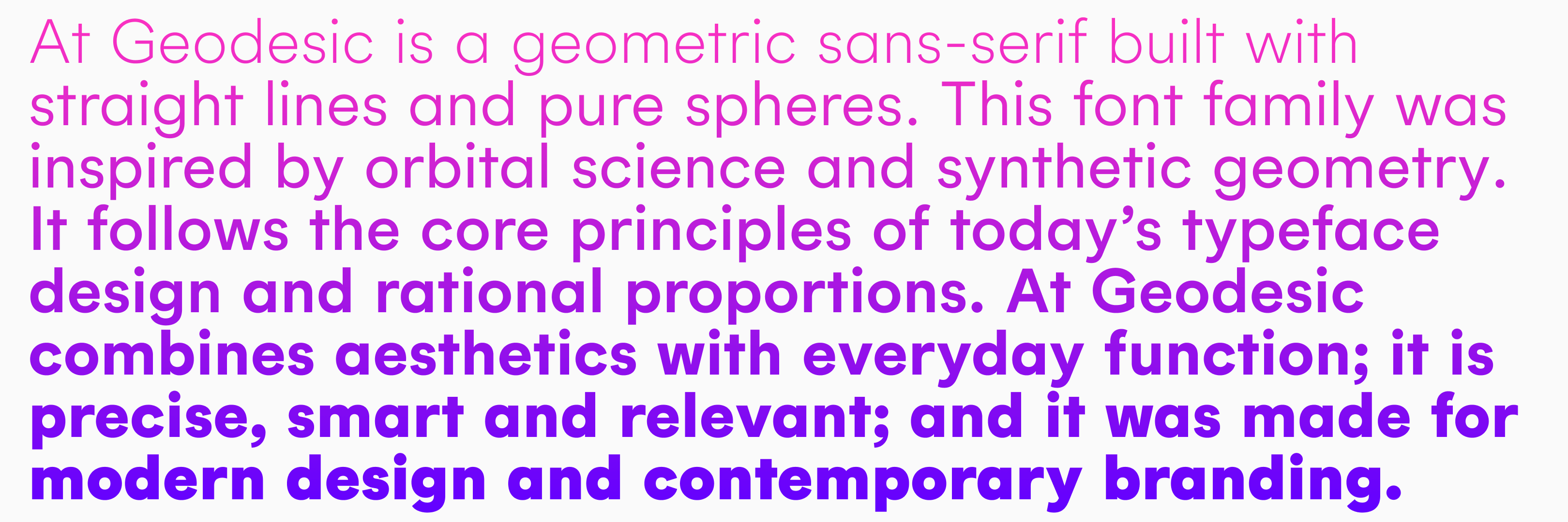 At Geodesic — Font — Arillatype.Studio®