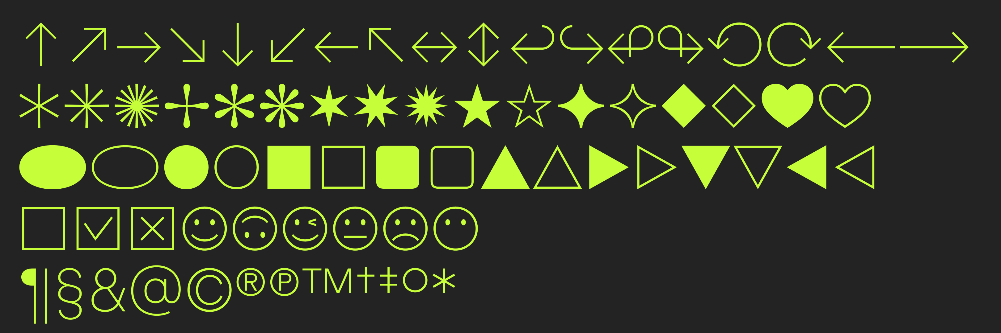 At Geodesic — Font — Arillatype.Studio®